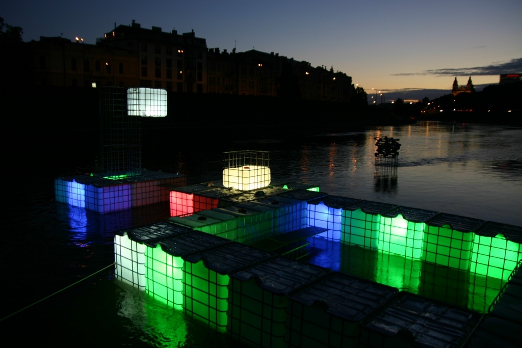IBC light installation - Refunc - Re-Connecting People and Material